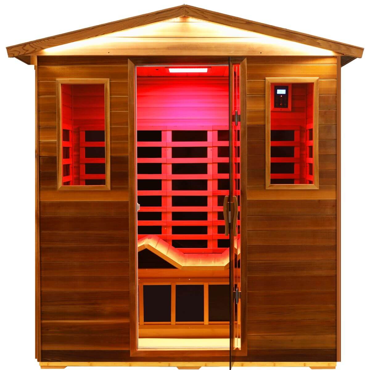 Versa-903VR/T 3 Person Outdoor Full Spectrum Infrared Sauna Reclining – SalusHEAT Saunas Direct