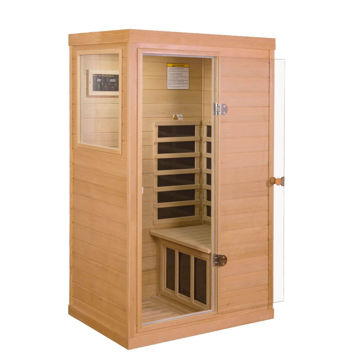 Purity-909MH 1 Person Side Door Infrared Sauna in Hemlock | Summer Sal ...